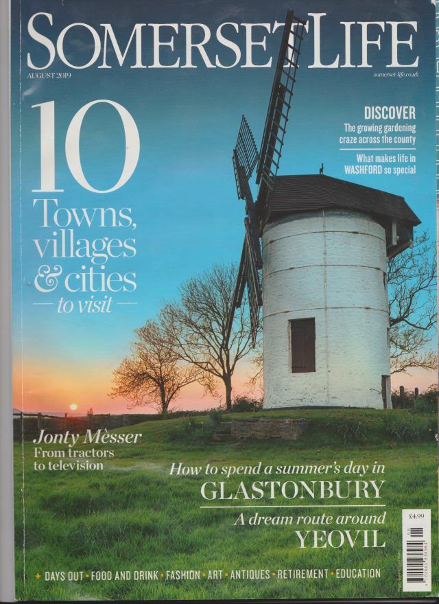 Magazine feature in Somerset life August 2019 - Greengage Garden Solutions